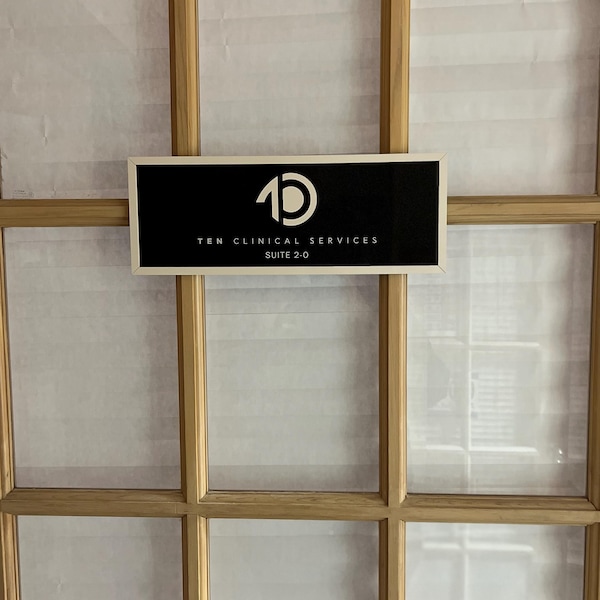 Business Custom Door Sign, Business Sign for Wall, Personalized Plaques ...