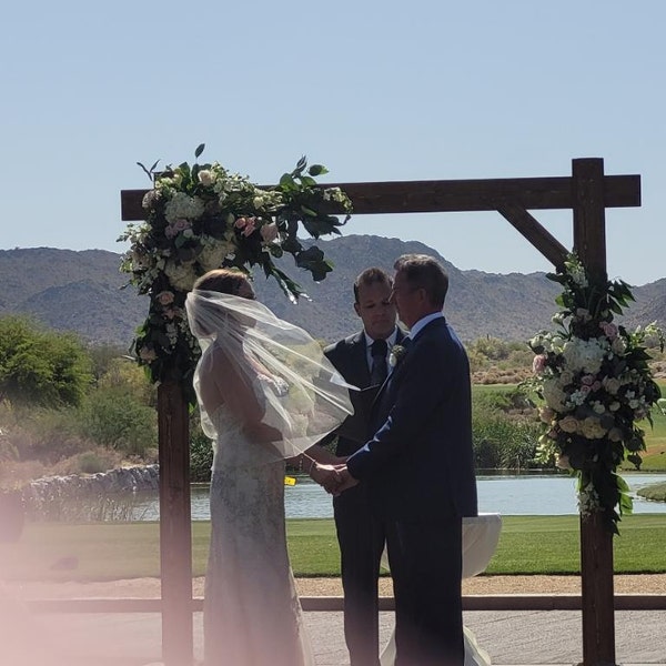 Prairie Style Rustic Wood Wedding Cross-cross Altar-christian Wedding ...