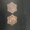 Solid Metal D2 Coin Featuring an a Sun Theme and a Moon Theme | Aged ...