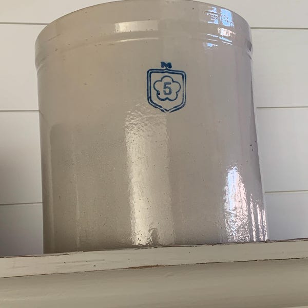 Antique Crock ~ 2 Gallon Crock ~ Vintage Crock ~ Stoneware Crock ...