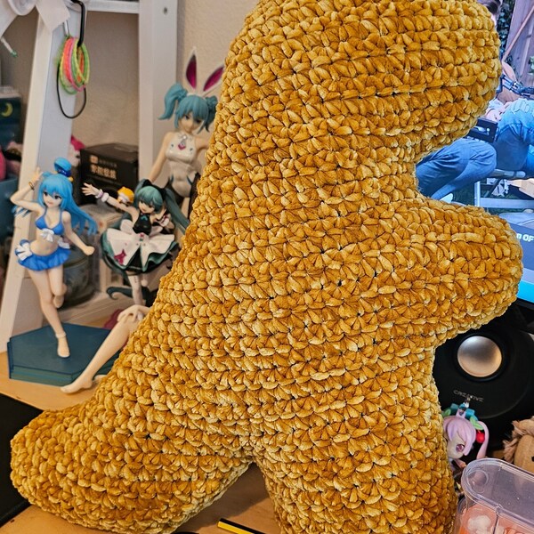 Crochet Dinosaur Chicken Nuggie Pillow Pattern - TREX - Etsy