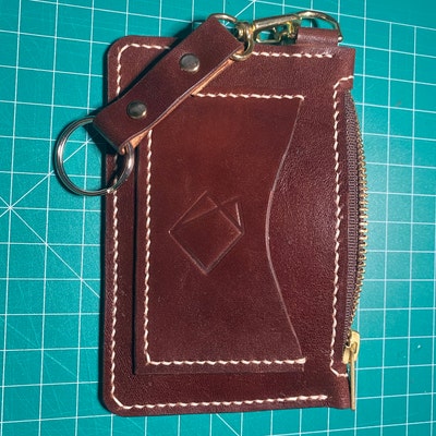 Leather Card Holder PDF Pattern Minimalist Card Holder - Etsy