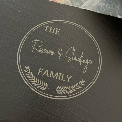 Slate Serving Tray Engraved personalized Gift-wedding Gift Housewarming ...