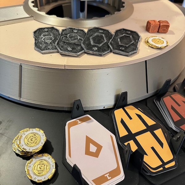 Keyforge Upgraded Board Game Tokens - 3 Keys (metal, 40mm in Diameter ...
