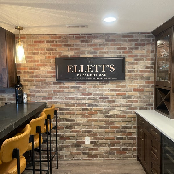 Custom Bar & Lounge Sign, Customized Bar Sign, Home Bar Sign, Large ...
