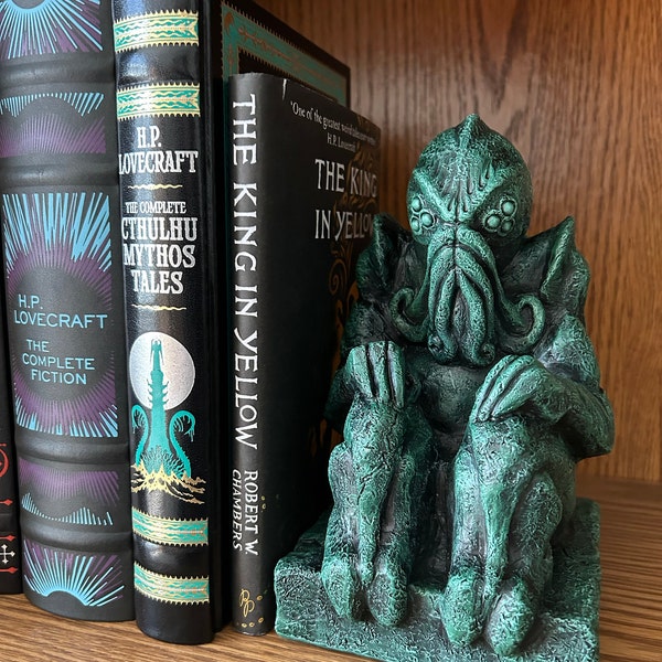 Cthulhu Idol Statue Figurine V3 - Green Color Lovecraft Prop Replica ...