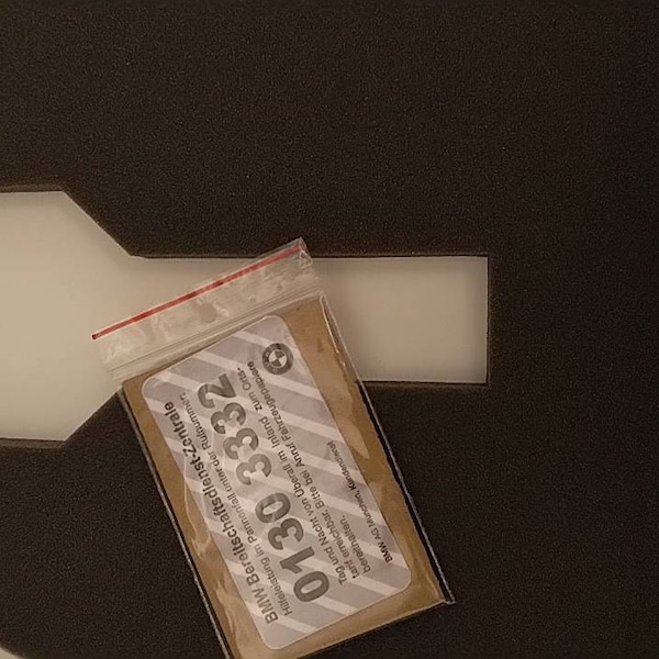 1x Bmw-lachssilber-metallic Paint Sticker Label E24 E28 E30 E32 E34 M3 ...