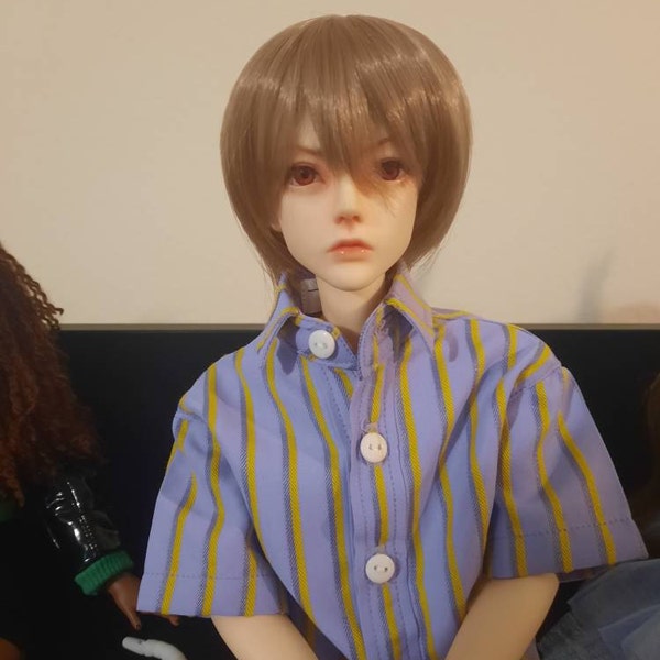 Girl Bjd Doll Clothes Full Setwhite Hoodie And Denim Skirt For 13 14 16 Bjd Dolldoll
