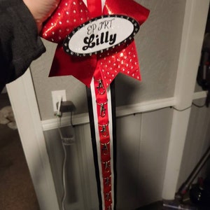 Glimmer Glitter Cheer Bow Key Chain - Etsy