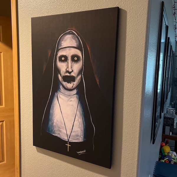 Art Print "valak" A4 A3 Digital Painting the Conjuring 2 Demon Nun - Etsy