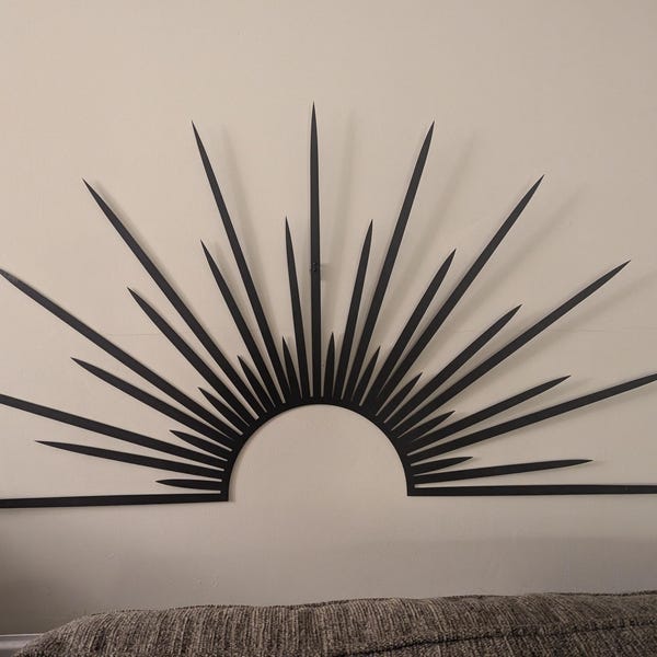 Sunshine Metal Wall Art, Sun and Seagulls Wall Decor, Sea Sparkle Metal ...