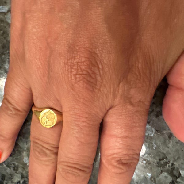 Mickey Mouse Ring Sterling Silver Ring Signet Ring Mickey Ring Engraved ...