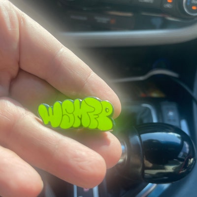 Wide Spread WSMFP Green Street Art Graffiti Enamel Lapel Hat - Etsy