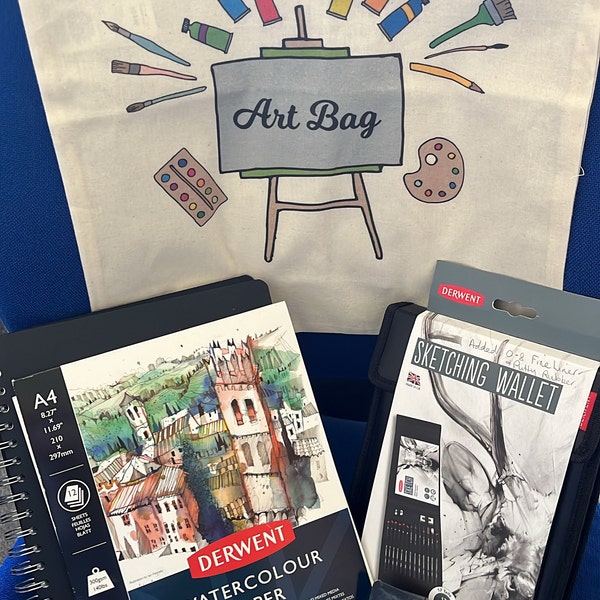 Children's Drawing Tote Bag - Custom Printed With a Kid's Illustration ...