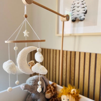 BOUCLE CLOUD Cot Mobile Cot Mobile Cloud Cot Mobile Boucle Crib Mobile ...