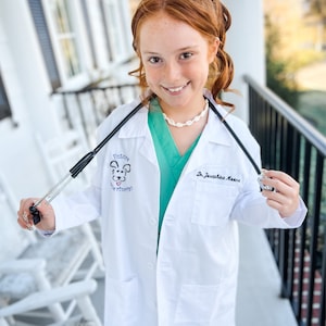 Kids Science Lab Coat With I Love Science Embroidery Design - Etsy