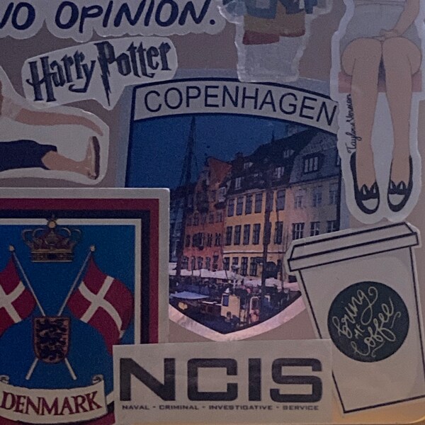 NCIS Inspired Set of Stickers Navy Criminal Investigative Service Gibbs ...