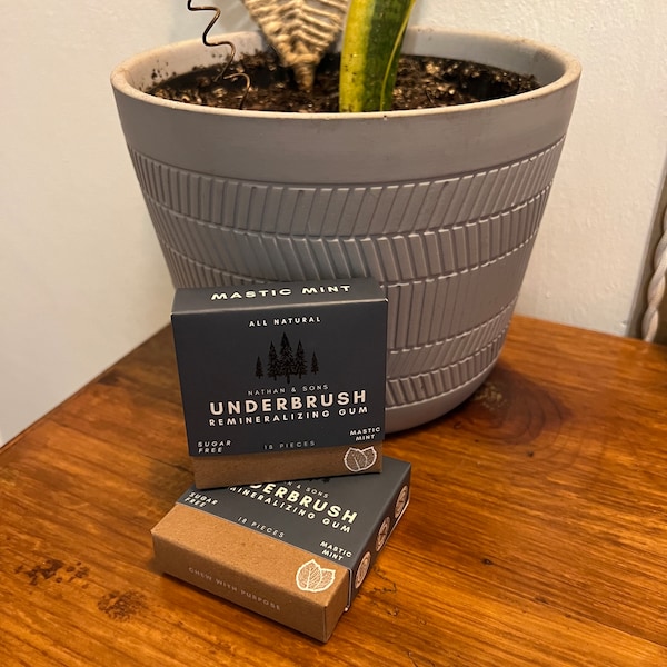 OFFICIAL Nathan & Sons - Underbrush Gum - MASTIC MINT Remineralizing ...