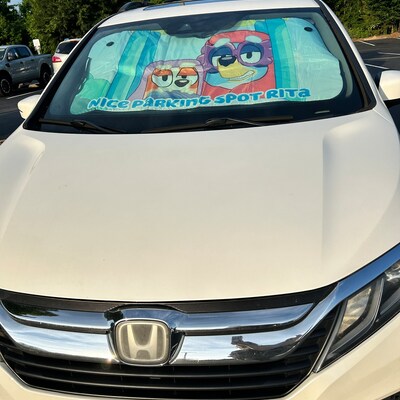 Bluey Auto Sunshade Car, Cartoon Car Sunshade, Bluey Car Sunshade ...