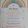 Teacher Poem Gifts Personalised Teacher Thank You Gifts Teaching ...