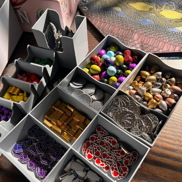 40x Dragon Coins in 3 Different Colors, Metal Token Upgrade for Board ...