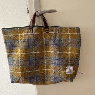 MADE TO ORDER Hand Crafted Harris Tweed Blanket Throw Bedspread - Etsy