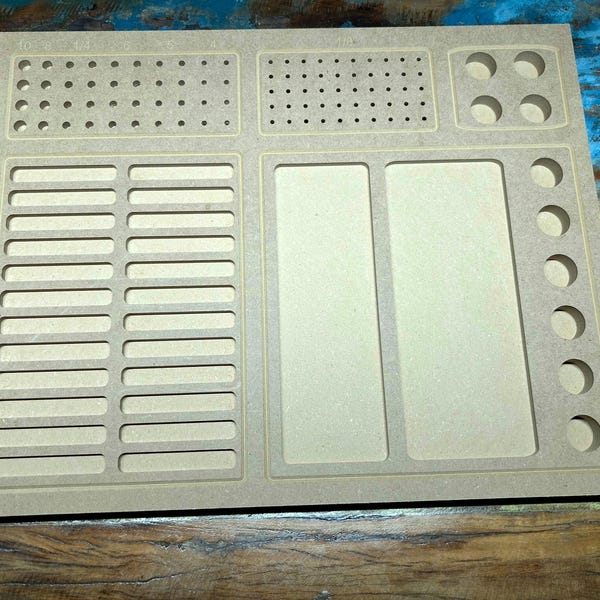 CNC Tool and Bit Storage Tray - Digital Files for CNC - Etsy