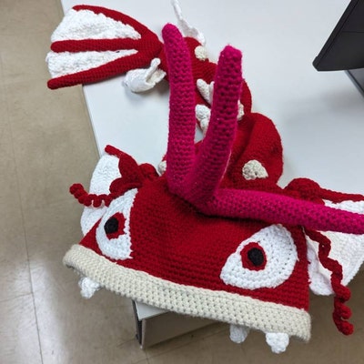 CROCHET PATTERN ONLY Gyarados and Magikarp Beanie - Etsy