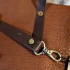 Handmade Real Genuine Leather Bag Strap, Crossbody Bag Replacement ...