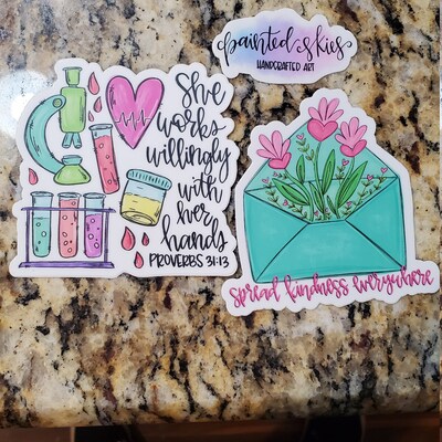 Medical Lab Tech Sticker Laptop Sticker Sticker Collector Vinyl Car ...