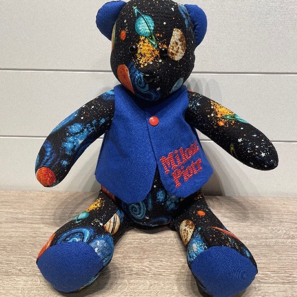 Memory Bear Pattern 6 Sizes Easy Sewing Pattern Plush Bear Pattern ...