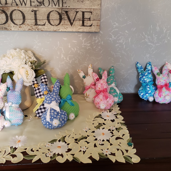 DIY Easter Bunny, PDF Sewing Pattern, Easter Ornament, Easy Sewing ...