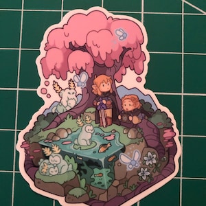 Zelda Satori Mountain Sticker - Etsy