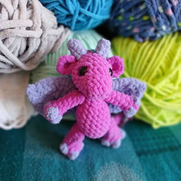 Crochet Princess Dino Pattern - Etsy