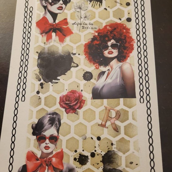 Sunny Mesh Paper Set of 6 Pcs A5 | Scrapbooking Card Making Art ...