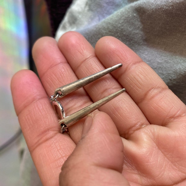 Safety Pin Chain Stainless Steel Choker Necklace, Unisex Necklace ...