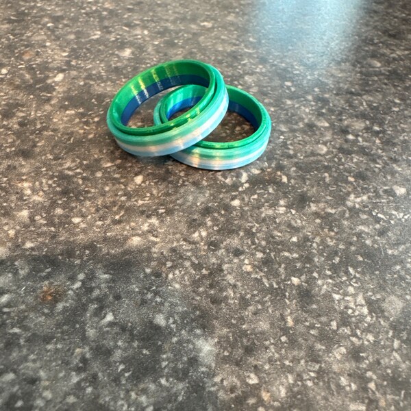 LGBTQ Fidget Rings, Pride Flag Fidget Rings, Pride Month, LGBTQ Flag ...