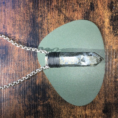 Obsidian Triple Layered Coin Necklace - Etsy