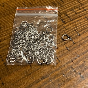 12mm Split Key Rings Double Loop Jump Ring 50 100 300pcs - Etsy