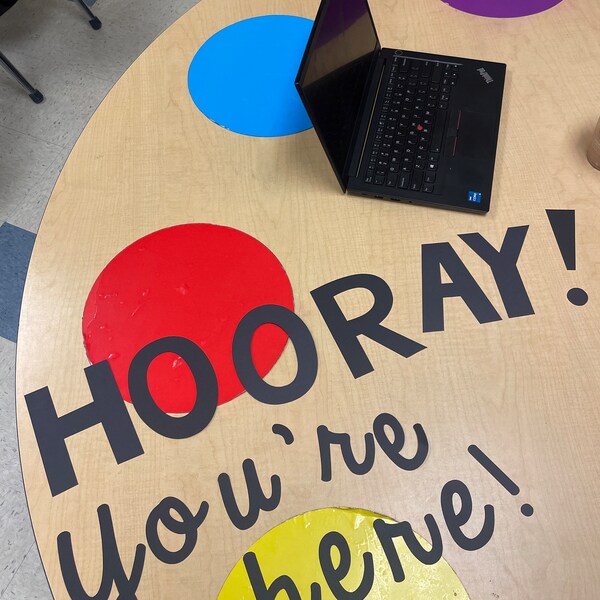 Hooray! You’re Here! | Bulletin Board Cut Out - Etsy