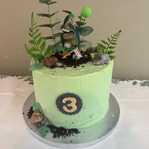 T-rex Juvenile Dinosaur Party Animal Cake Topper Keepsake - Etsy UK