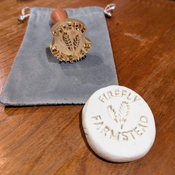 Personalized Logo Ice Stamp, Ice Cube Stamp, Whiskey Ice Stamp, Brass ...