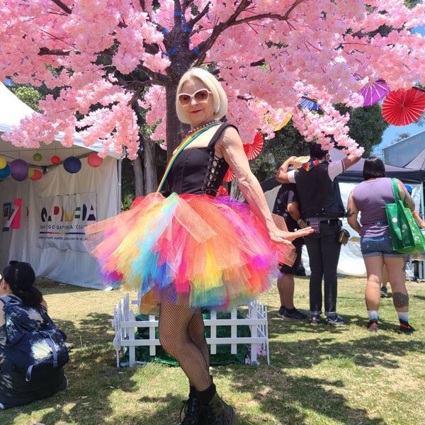 Rainbow Tulle Tutu, Ribbon-tied Waist, Customizable Adult or Girl Sizes ...