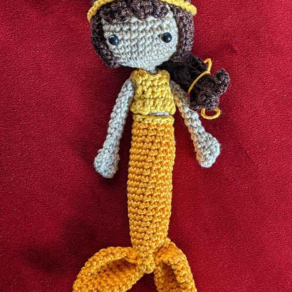 Mini Mermaid Crochet Doll Pattern / Amigurumi / Photo Tutorial - Etsy