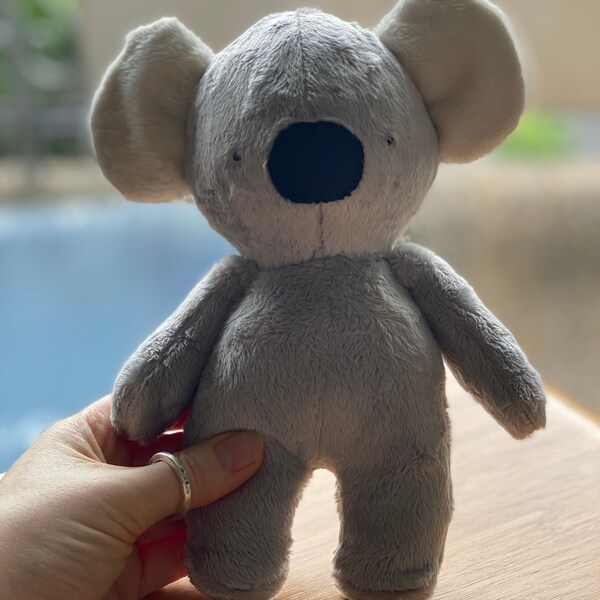Koala Bear Stuffed Animal, Koala Sewing Pattern, Plush Animal Pattern ...