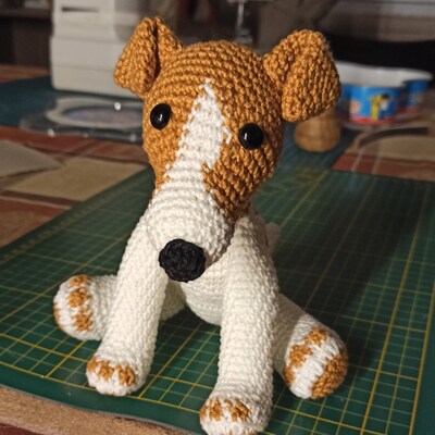 Jack Russell Crochet Pattern Jeremy the Jack Russell Pattern PDF in US ...