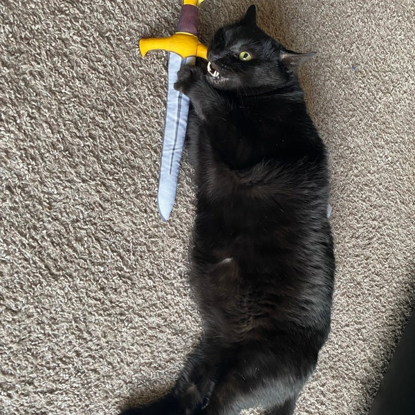 Epic Items Catnip Toy Arming Sword, Kitty Kicker, Filled W/certified ...