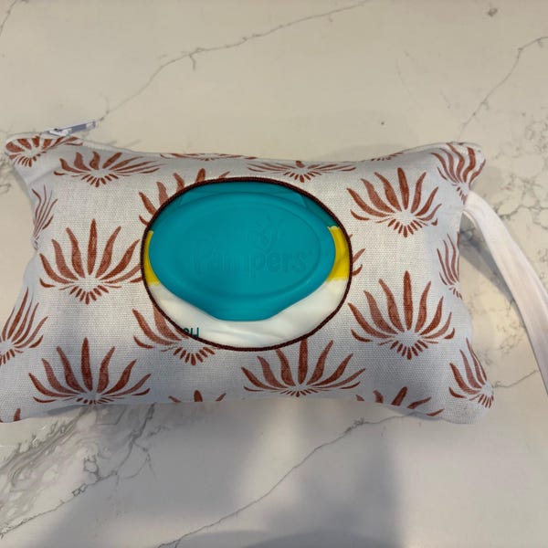 Simple Wipe Pouch Sewing Pattern | Zippered Wet Wipes Case | Printable ...