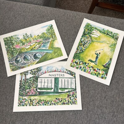 Augusta National Leaderboard, the Masters Tournament - Etsy