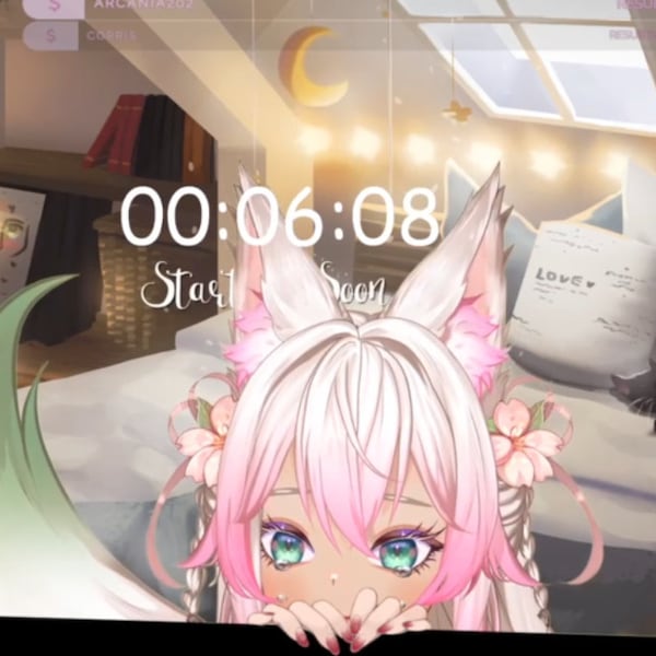 Vtuber Asset | Rigged Glitter Peekaboo Hands - Etsy